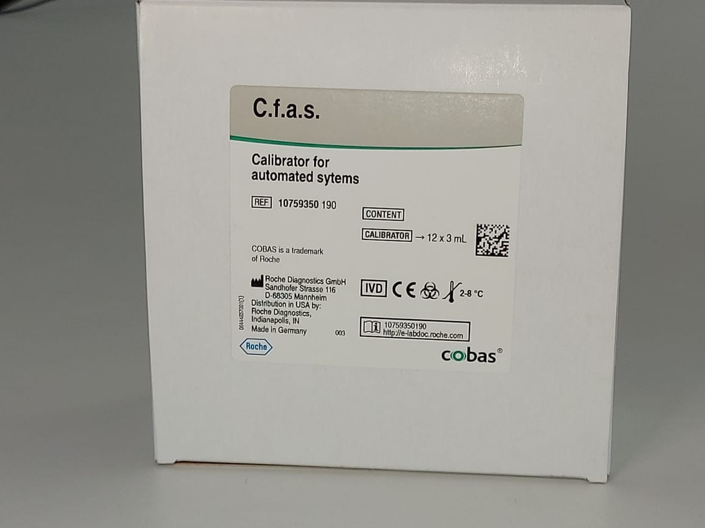 ROCHE COBAS CALIBRATOR F.A.S. (12X3ml) | Aldeal Lab-Tech Limited